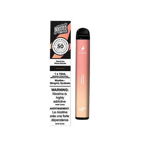 Boosted Bar Plus Peach Ice Disposable Vape – Vapeluv Online